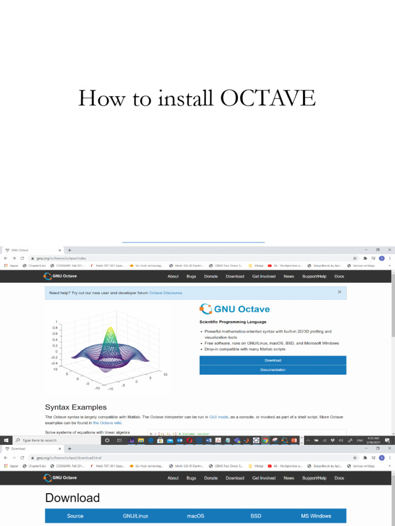 Howtoinstalloctave Pdf Business Computers