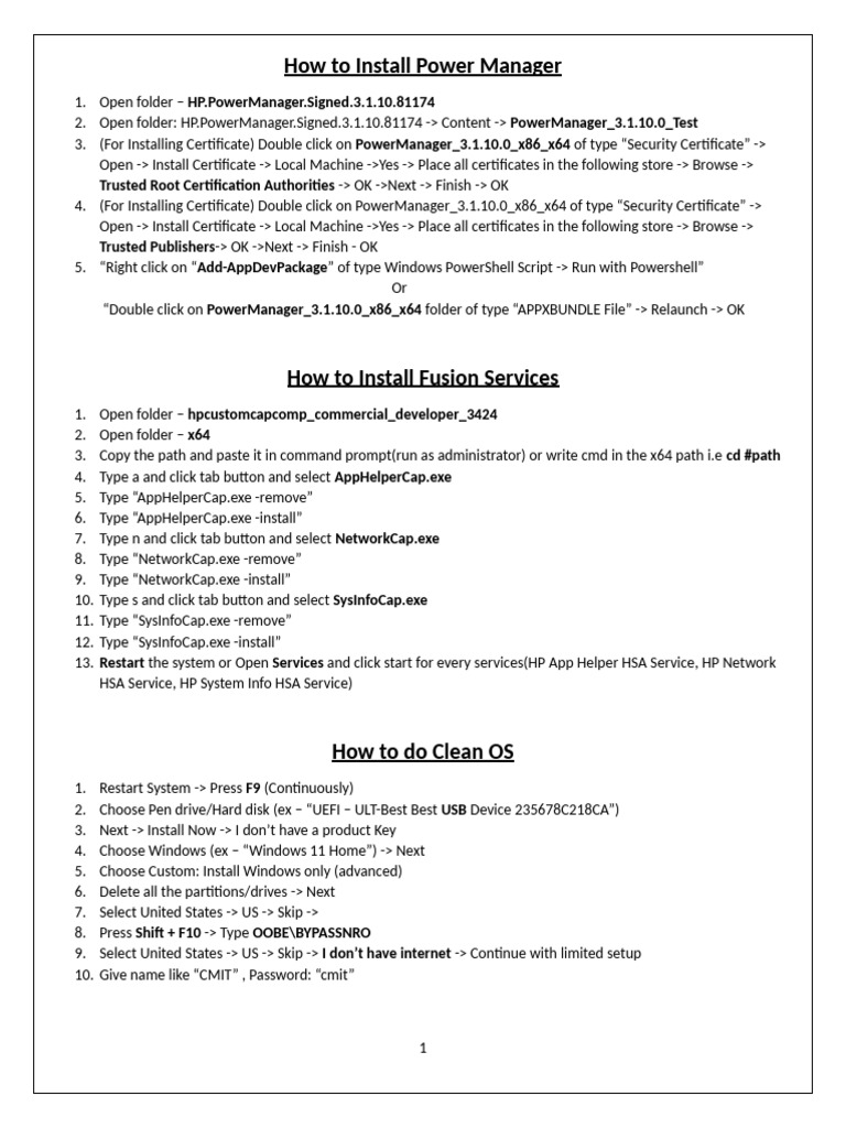 Installations Steps | PDF | Utility Software | Computing