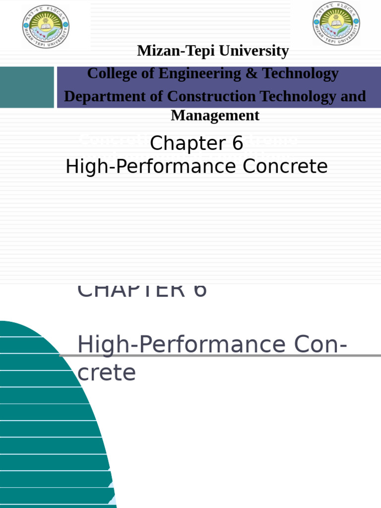Chapter 6: High-Performance Concrete | PDF | Technology & Engineering