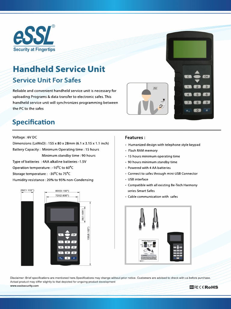 Handheld Service Unit | PDF