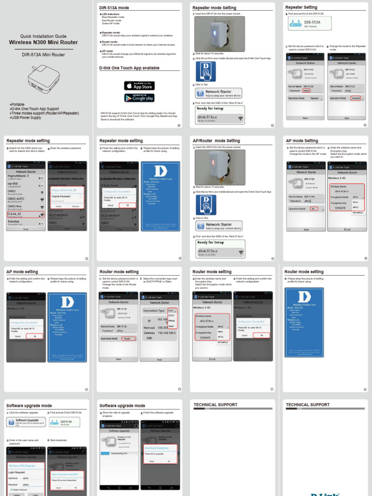 DIR-513A Quick Setup Guide | PDF | Computer Network | Router (Computing)