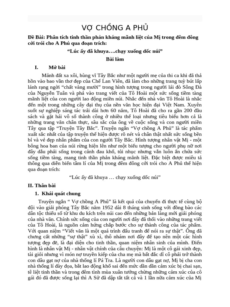 V CH NG A PH Đêm Tình Mùa Đông | PDF