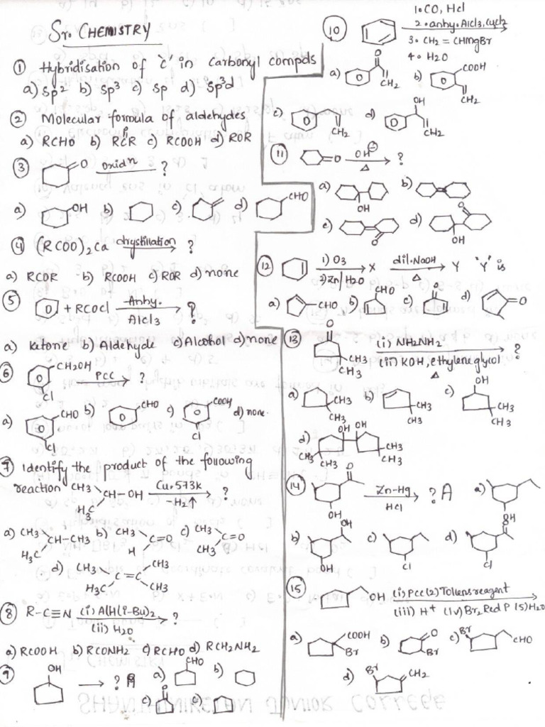 SR Chemistry JR Che28-10-2024 | PDF