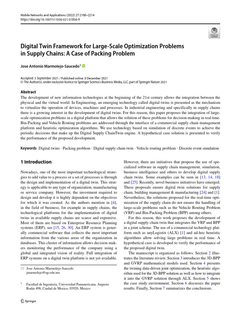 Pharmaceutical Supply Chain Management | PDF | Mathematical ...