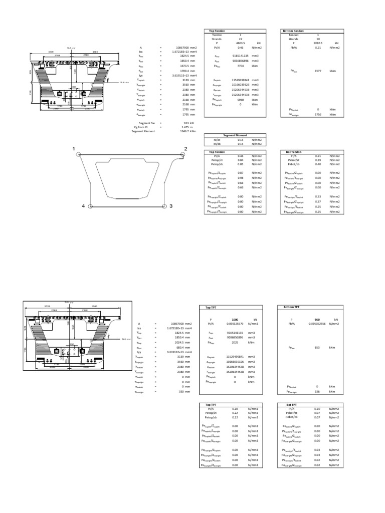 Diagonal Stressing Major & Minor Axis Checking | PDF