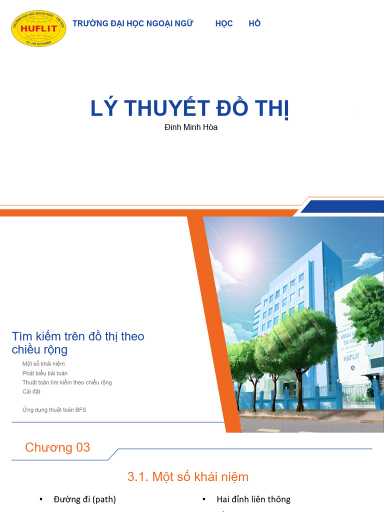 LTDT-03-Tìm Kiếm Trên Đồ Thị Theo Chiều Rộng | PDF