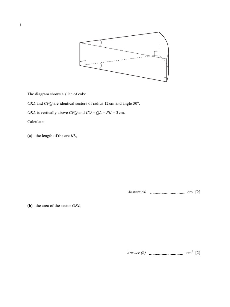Mensuration 3D Shapes Calc 1 - 1 | PDF | Sphere | Area