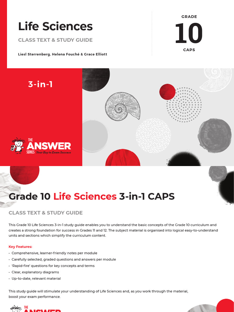 Grade 10 Life Sciences Study Guide | PDF | Leaf | Stoma