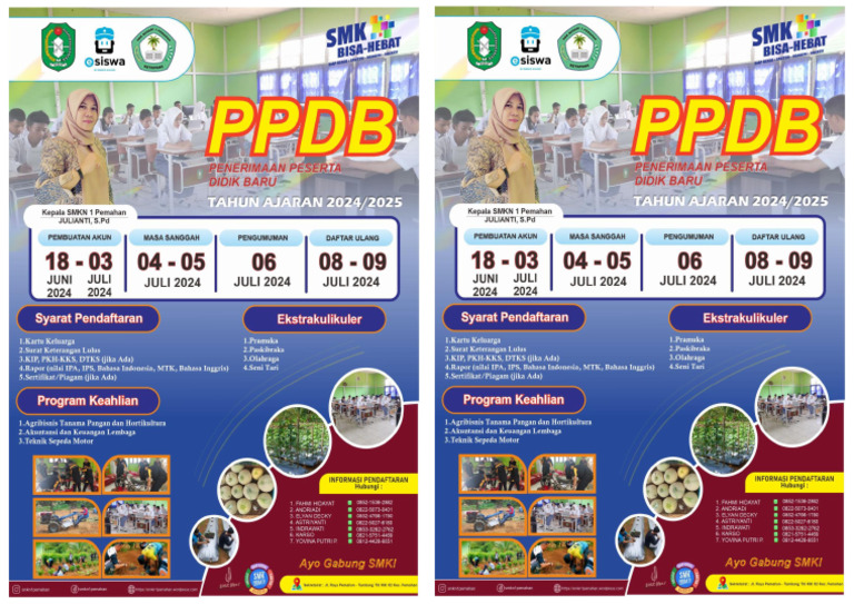 Brosur PPDB - SMK Pemahan | PDF