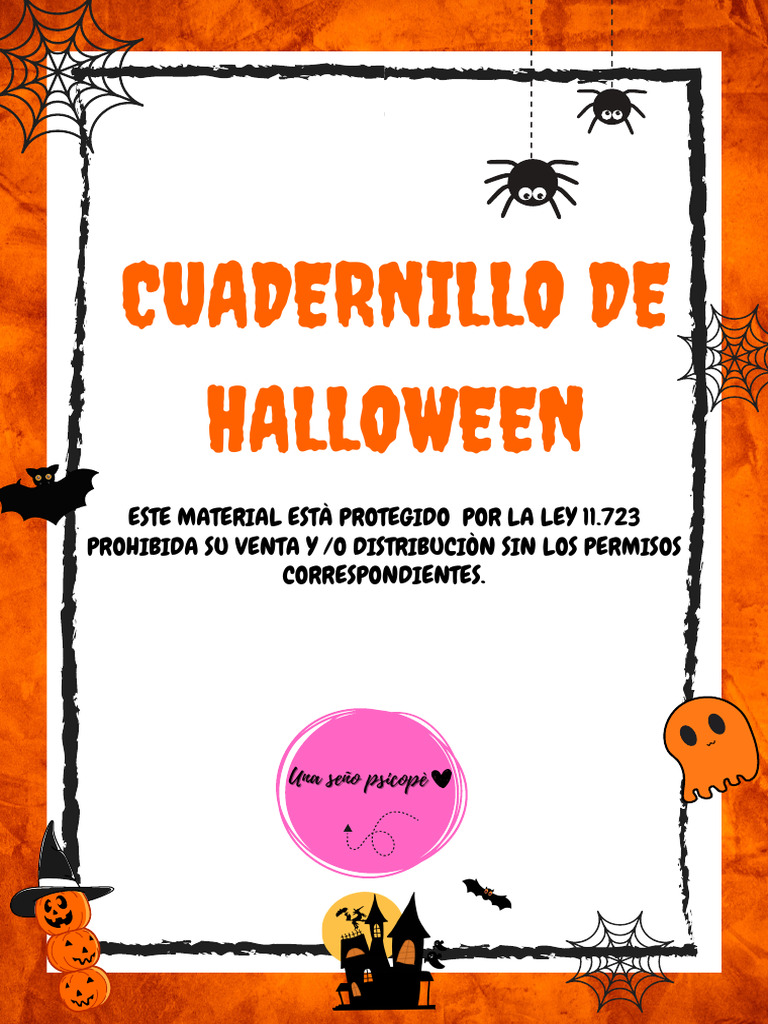 Cuadernillo de Actividades de Halloween | PDF | Color