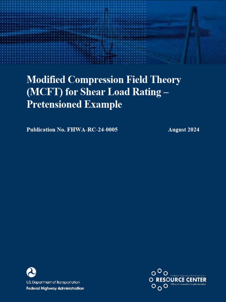 MCFT For Load Rating Examples | PDF | Beam (Structure) | Strength Of ...
