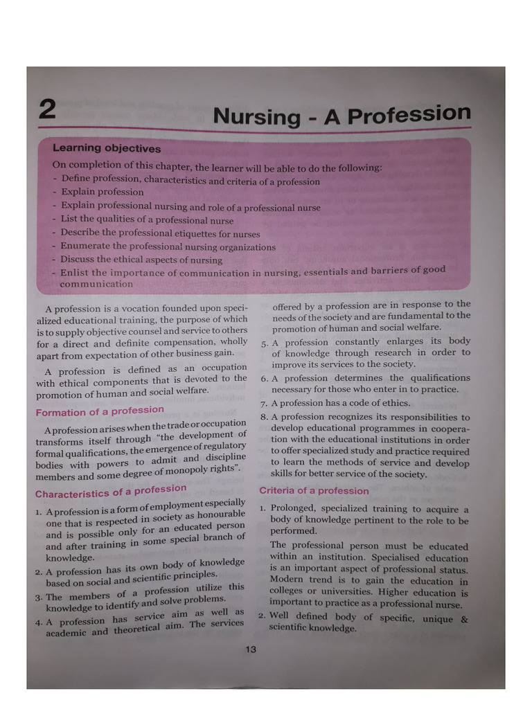 Nursing Foundation Unit 2 by S Nancy Nursing A Professi. | PDF
