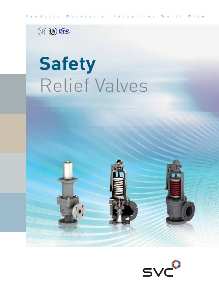 Industrial Safety Relief Valves Overview | PDF | Valve | Pressure