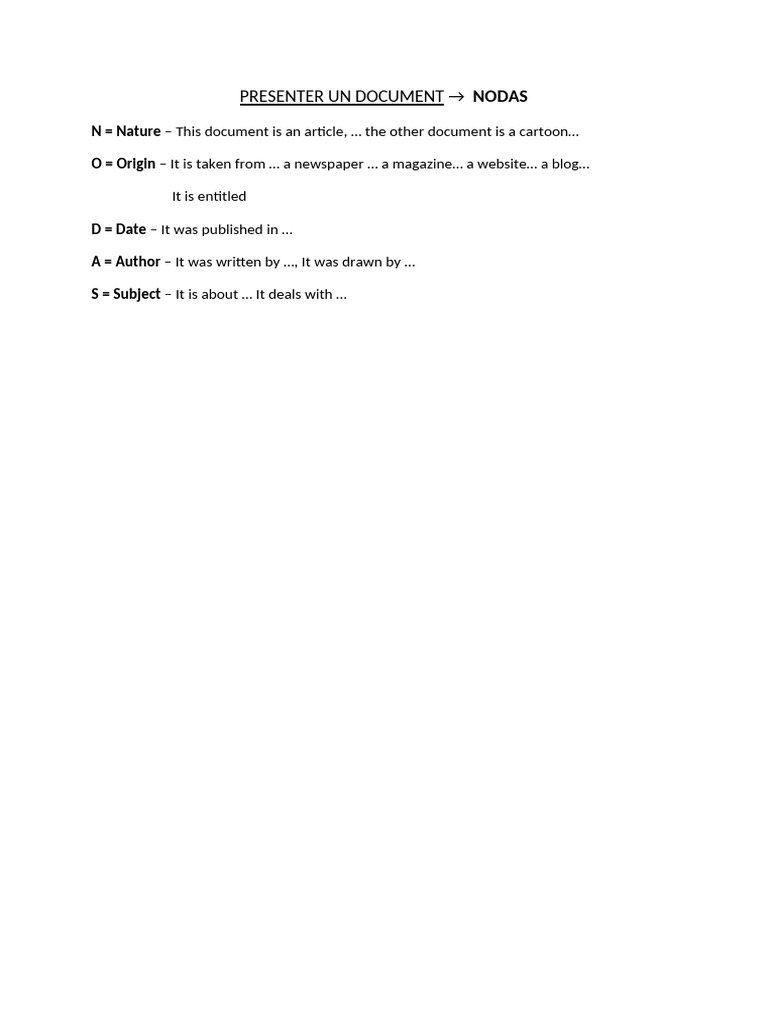 Document Analysis Guide | PDF