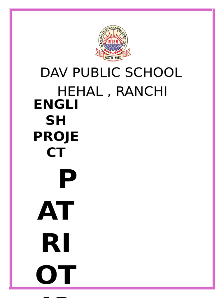 Dav Cover Page English | PDF