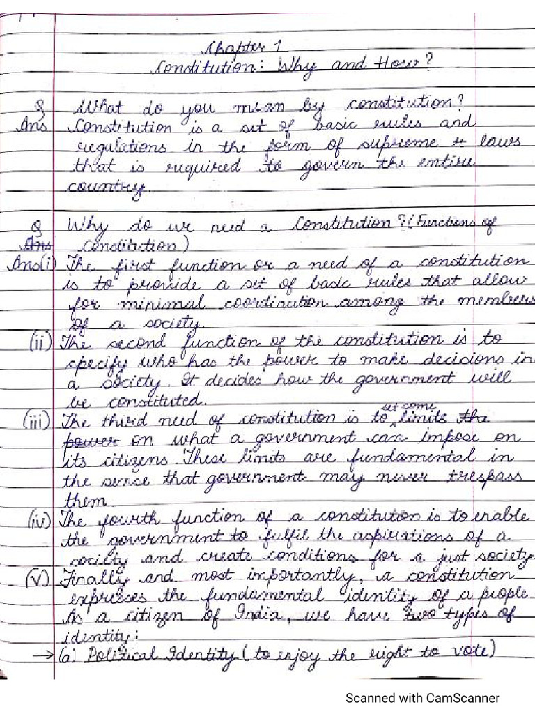 Constitution Why and How | PDF