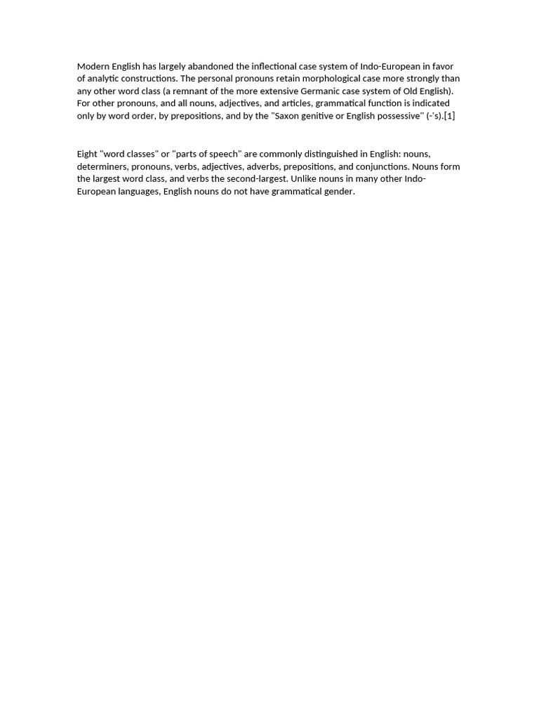 Modern English | PDF