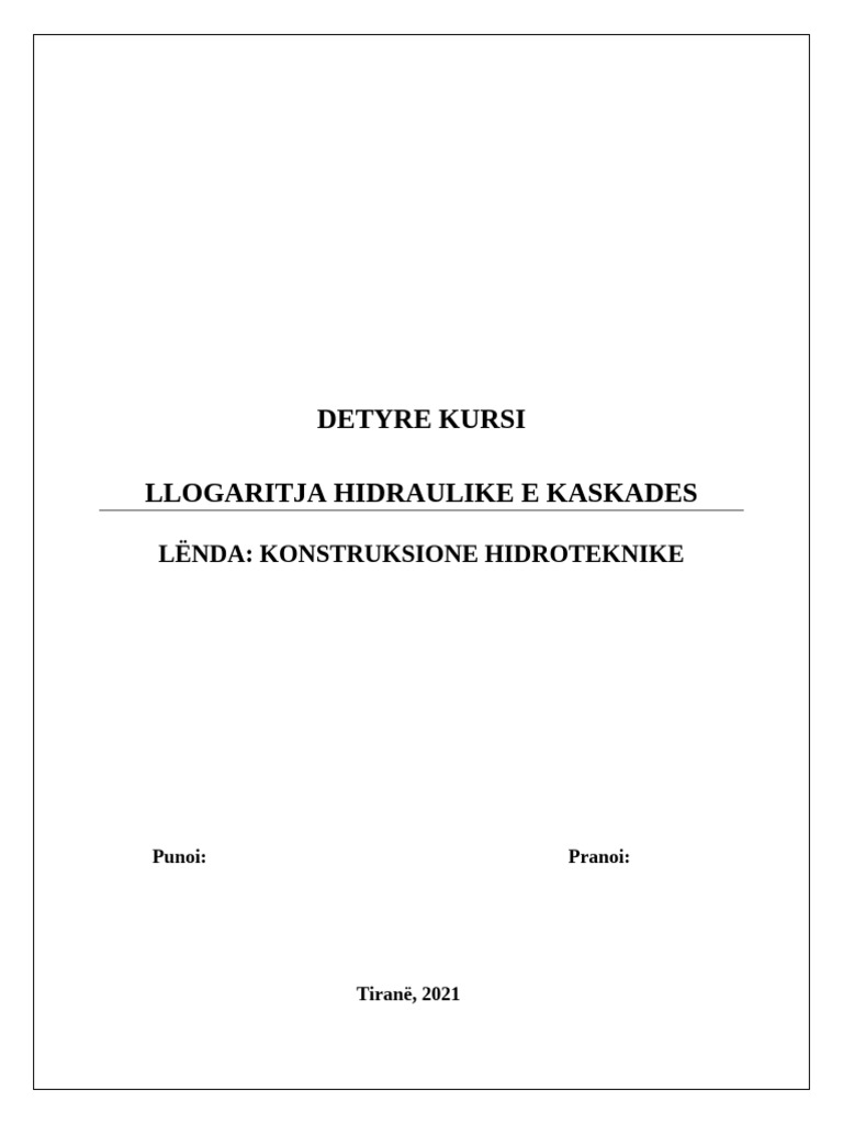 Shembull DK - MSc1 | PDF