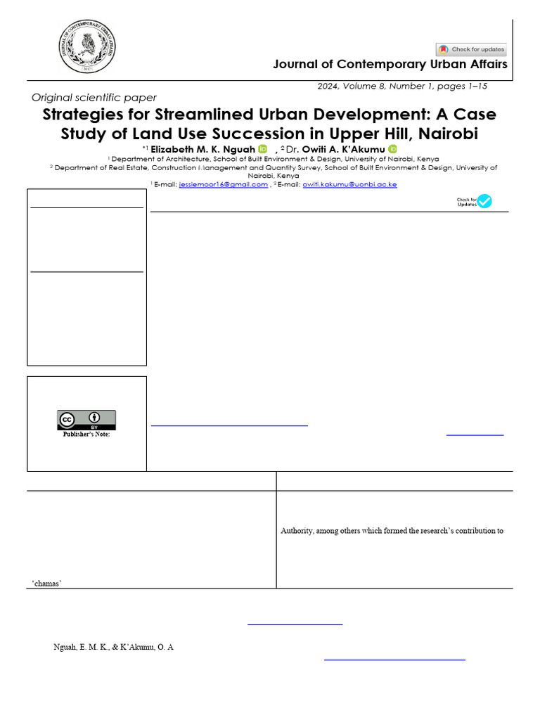 Strategies For Streamlined Urban Development: A Case Study of Land Use ...