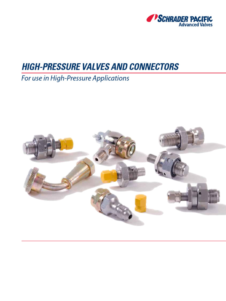 High Pressure Valves and Connectors | PDF | Valve | Hydraulics