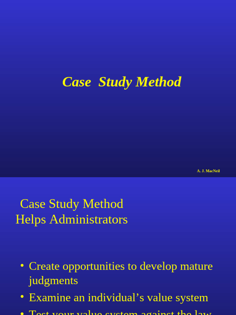 Case Study Method | PDF | Career & Growth