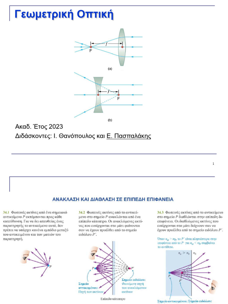 Φυσικη για Χημικους Β μερος διαλεξη 6 | PDF