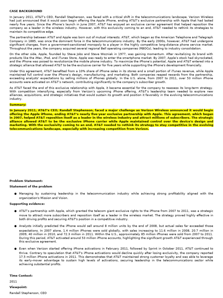 Oral Defense - Draft - Rev.1 | PDF | At&T Mobility | At&T