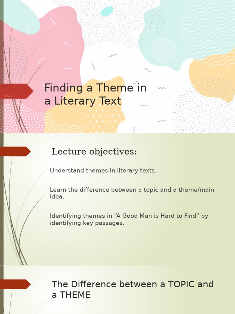 Understanding Themes in Literature | PDF | Narration | Narrative