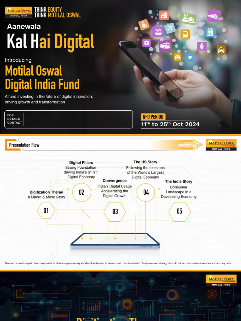 Motilal Oswal Digital India Fund PPT - Anand Kumar Pathak - 17102024 | PDF