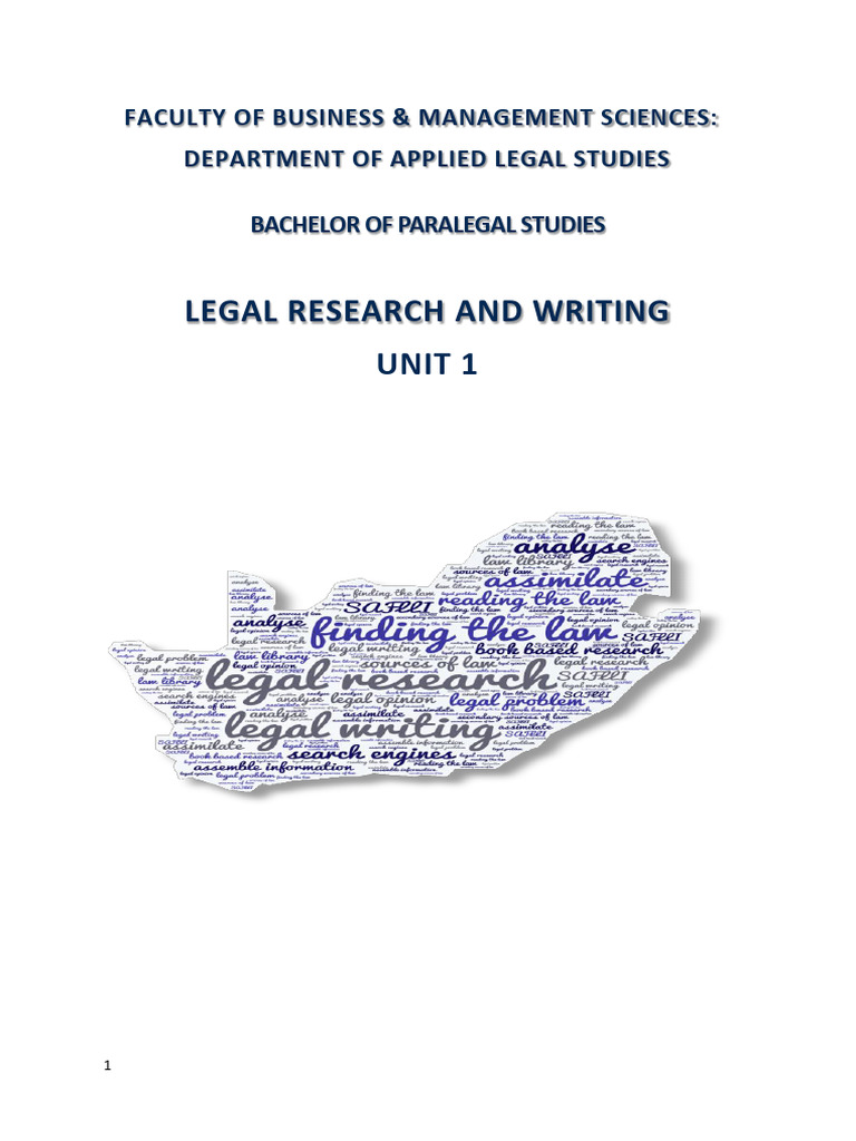 Legal Research and Writing Overview | PDF | Pension | Precedent