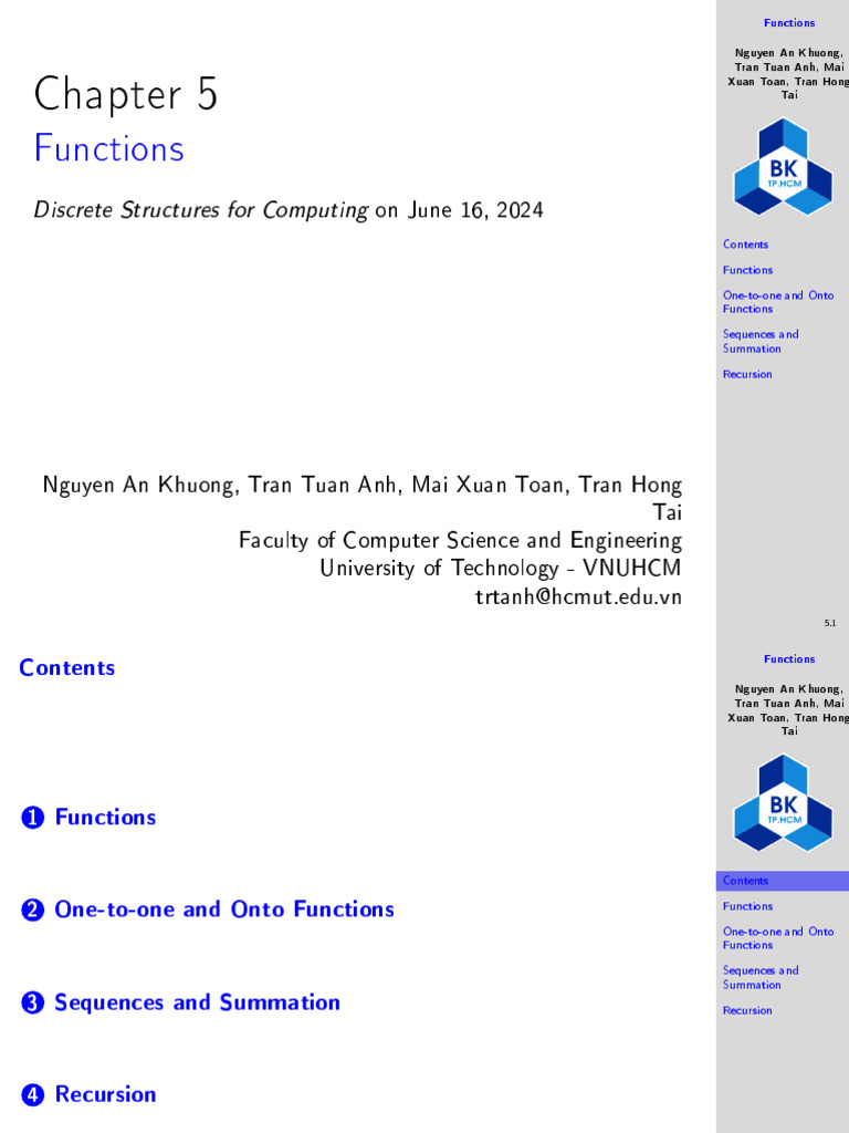 Ds 5 Function | PDF | Function (Mathematics) | Mathematical Concepts