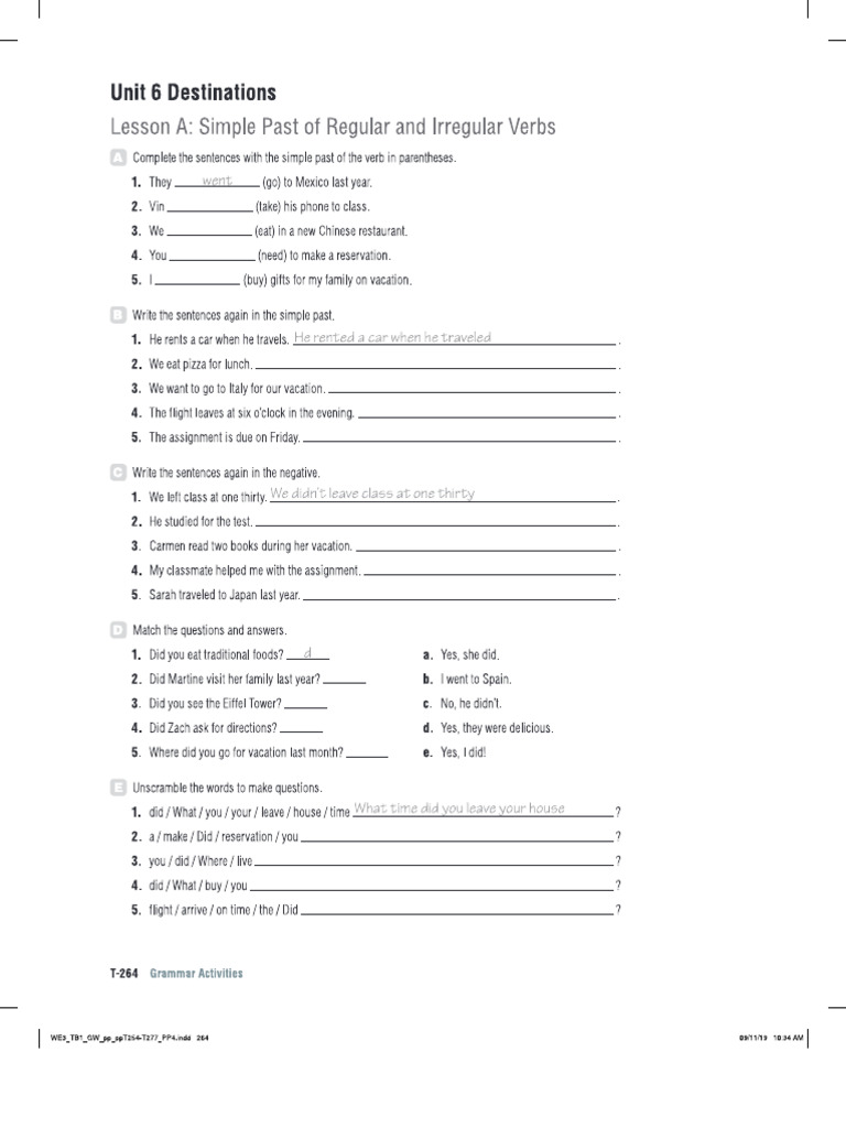 Activity Jean | PDF
