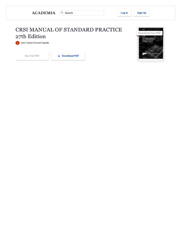 CRSI Manual | PDF