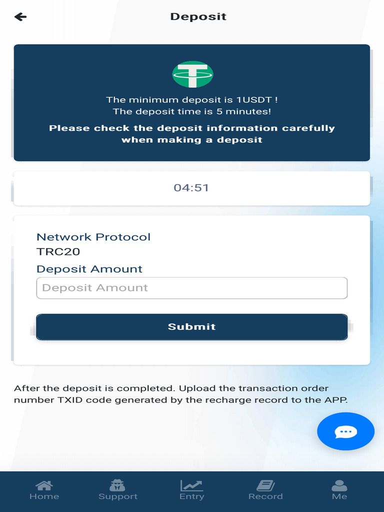 TRC20 Deposit Instructions for USDT | PDF