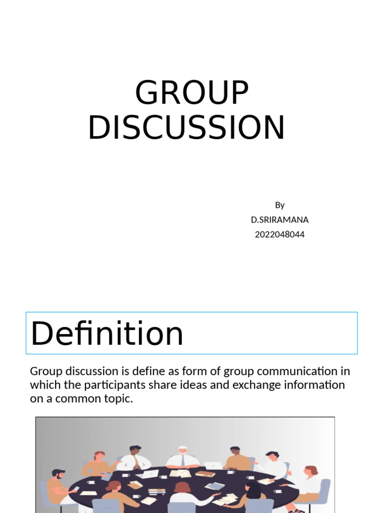 Group Discussion | PDF | Communication | Knowledge