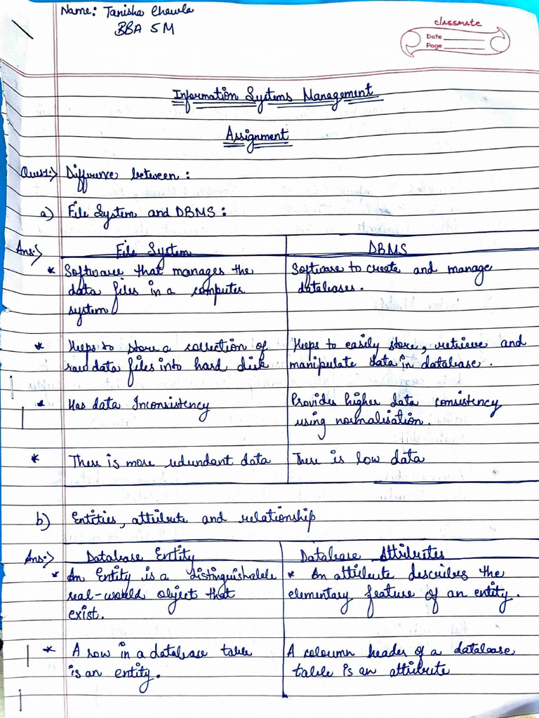 ISM Assignment | PDF