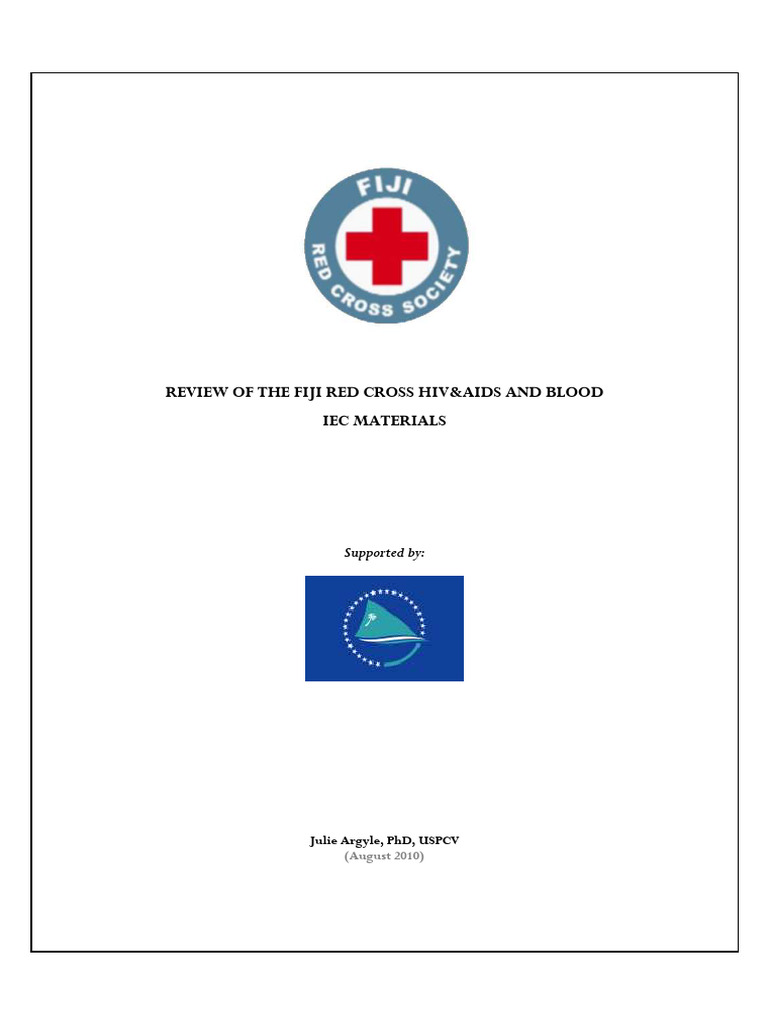 Fj2010-HIV & Blood IEC Materials Review | PDF | Sexually Transmitted ...