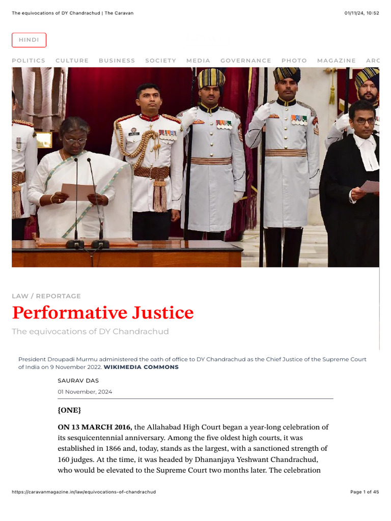 Performative Justice | PDF | Judiciaries