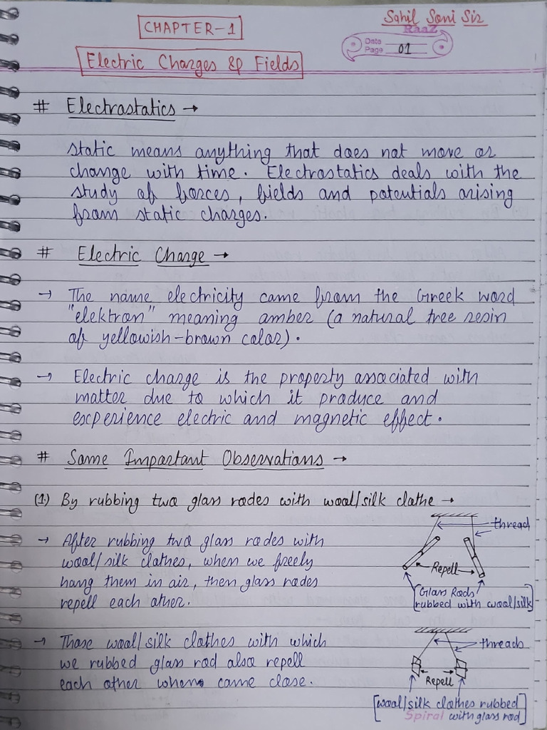 12th Phy. Eng. Chapter-1 | PDF