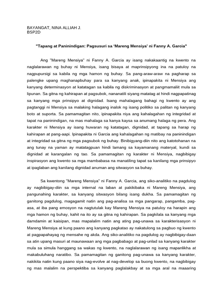 Panitikan Act2 | PDF