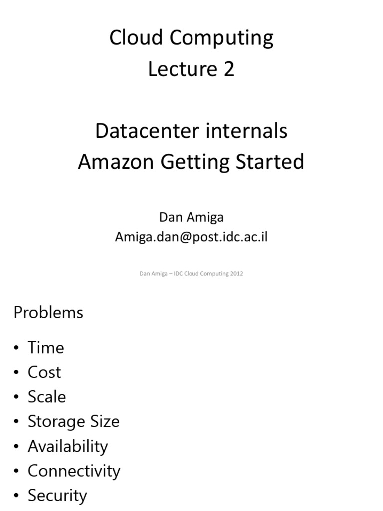 Lecture 02 - Data Center | PDF | Cloud Computing | Virtualization