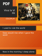 Viva La Vida: Coldplay | PDF | Song Structure | Harmony