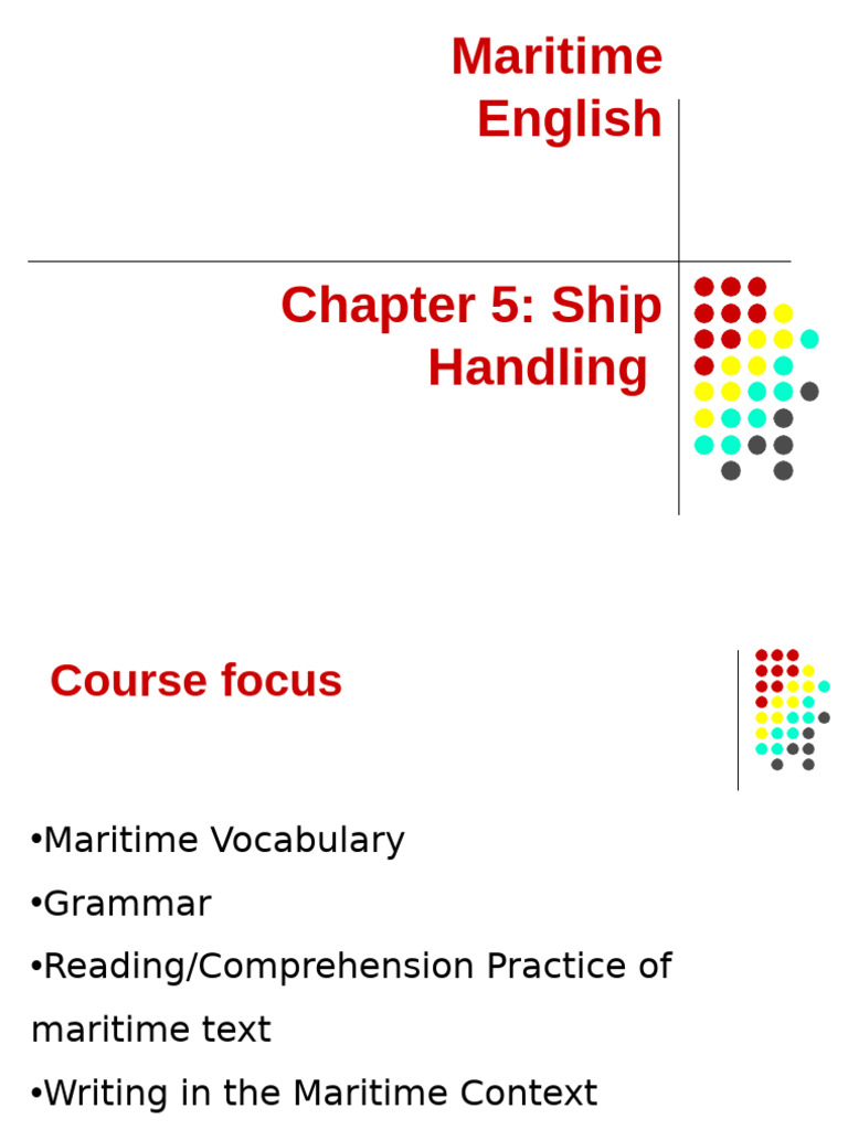 Chapter 5 Ship Handling | PDF | Sea Captain | Ships