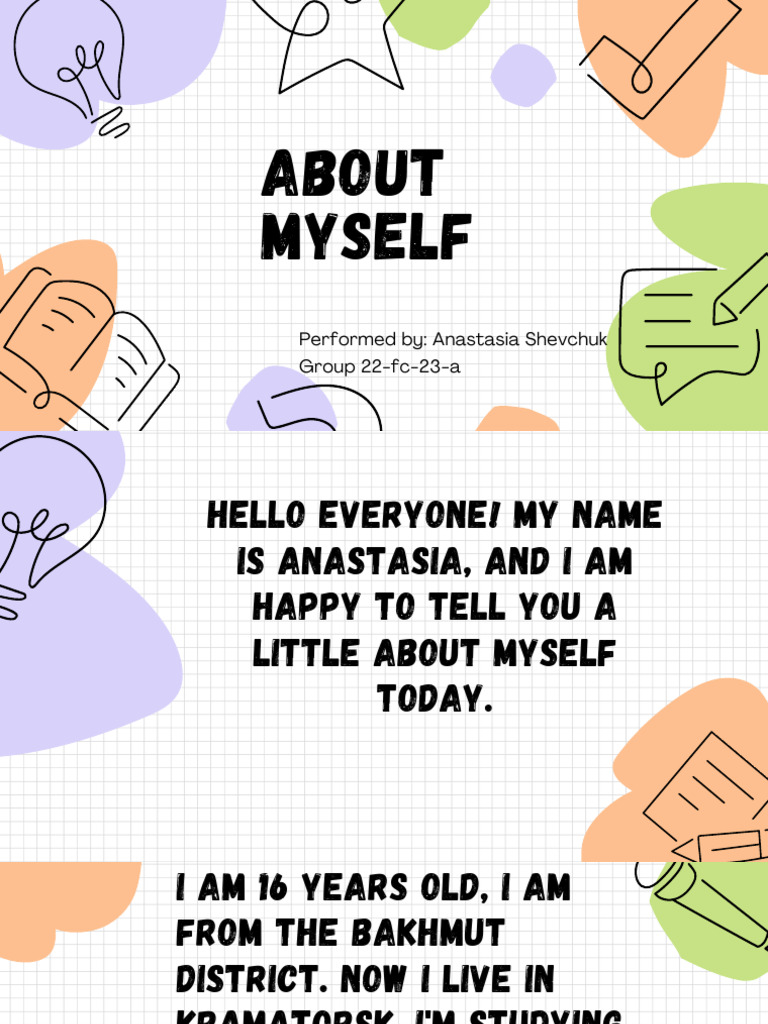 About Myself | PDF