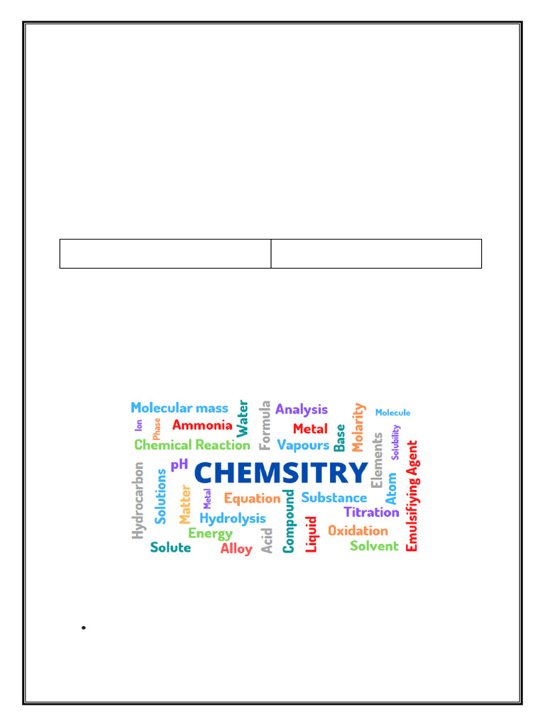 Introduction to Chemistry Concepts | PDF