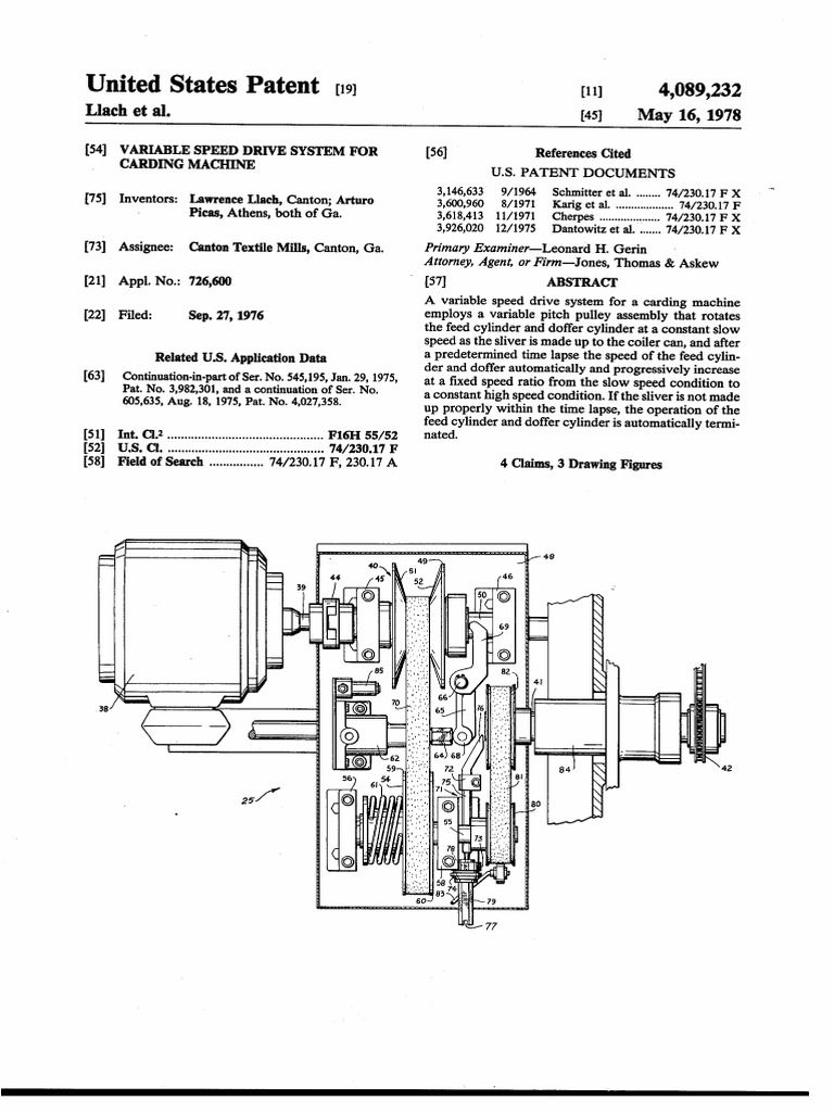 Us 4089232 | PDF | Relay | Axle