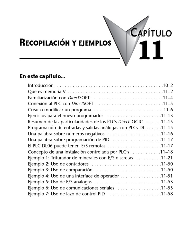 Manual de DirectSOFT5-2 | PDF | Controlador lógico programable | Poco
