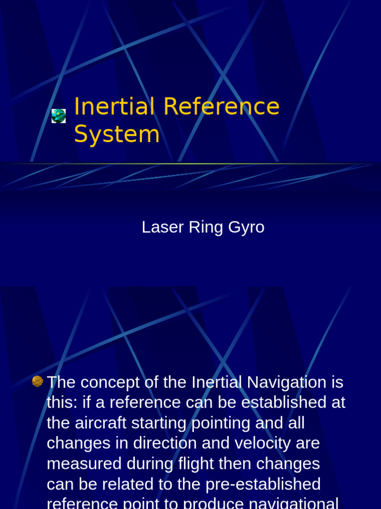 Presentación Unidad 3 - INS | PDF | Gyroscope | Inertial Navigation System