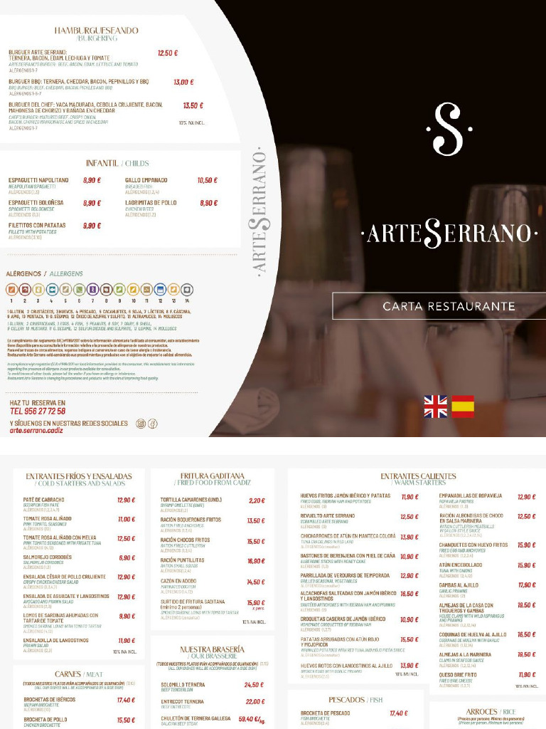 Carta Restaurante | PDF