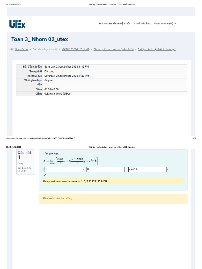 Bài tập rèn luyện bài 1 chương 1 | PDF